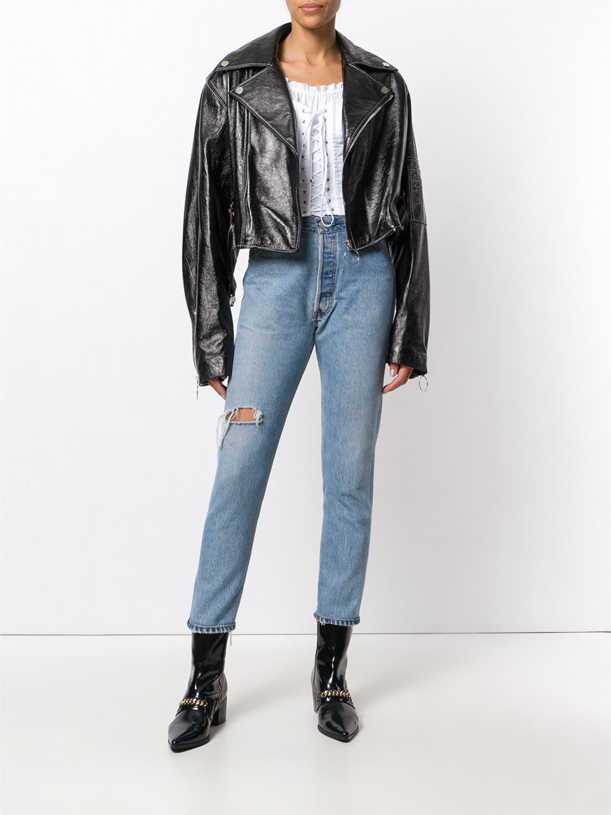 Jackets : CROPPED OVERSIZED BOMBER (JACKETS) by www.mano ...